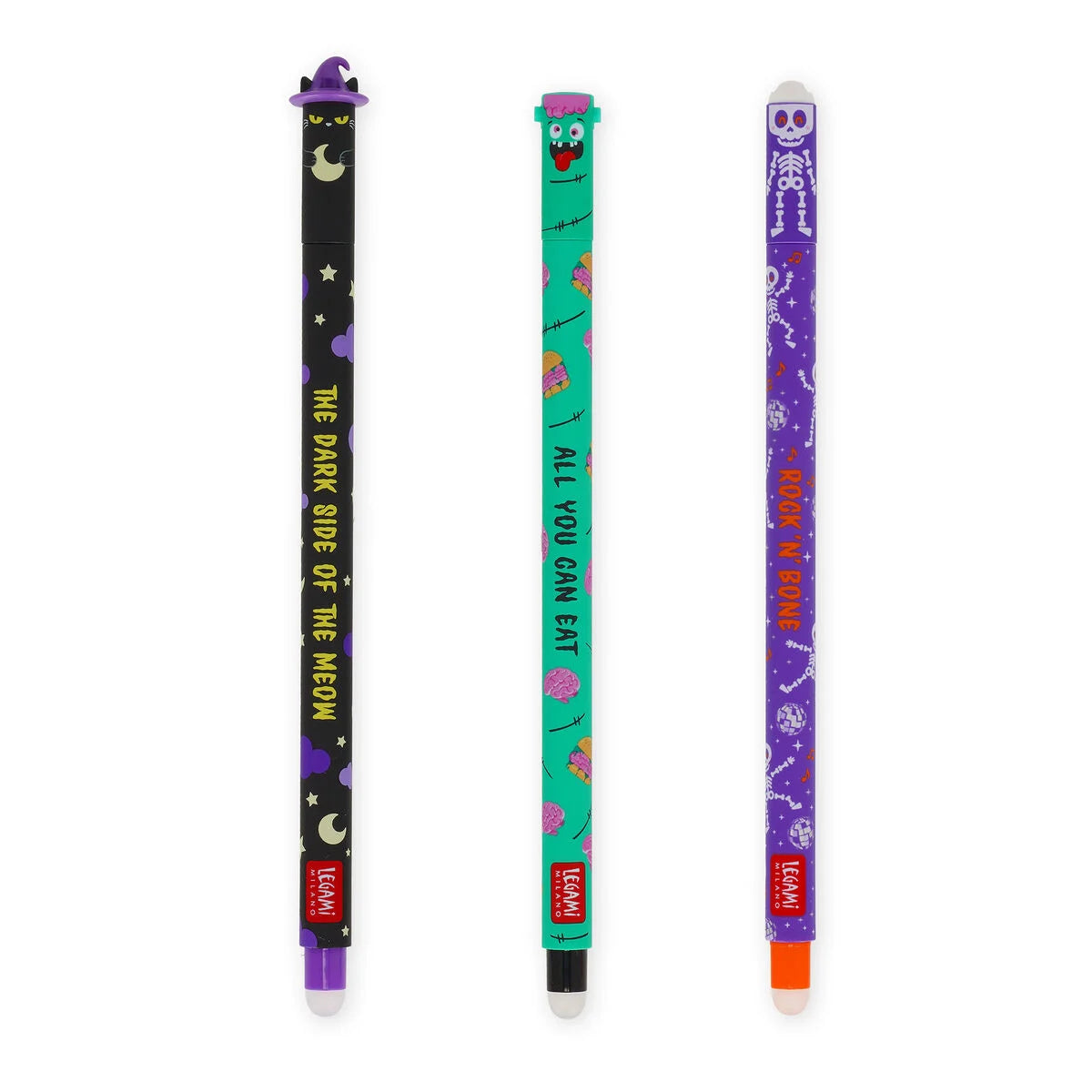 Legami set de 3 Stylos Gel Effaçable 0.7mm - The Boo crew