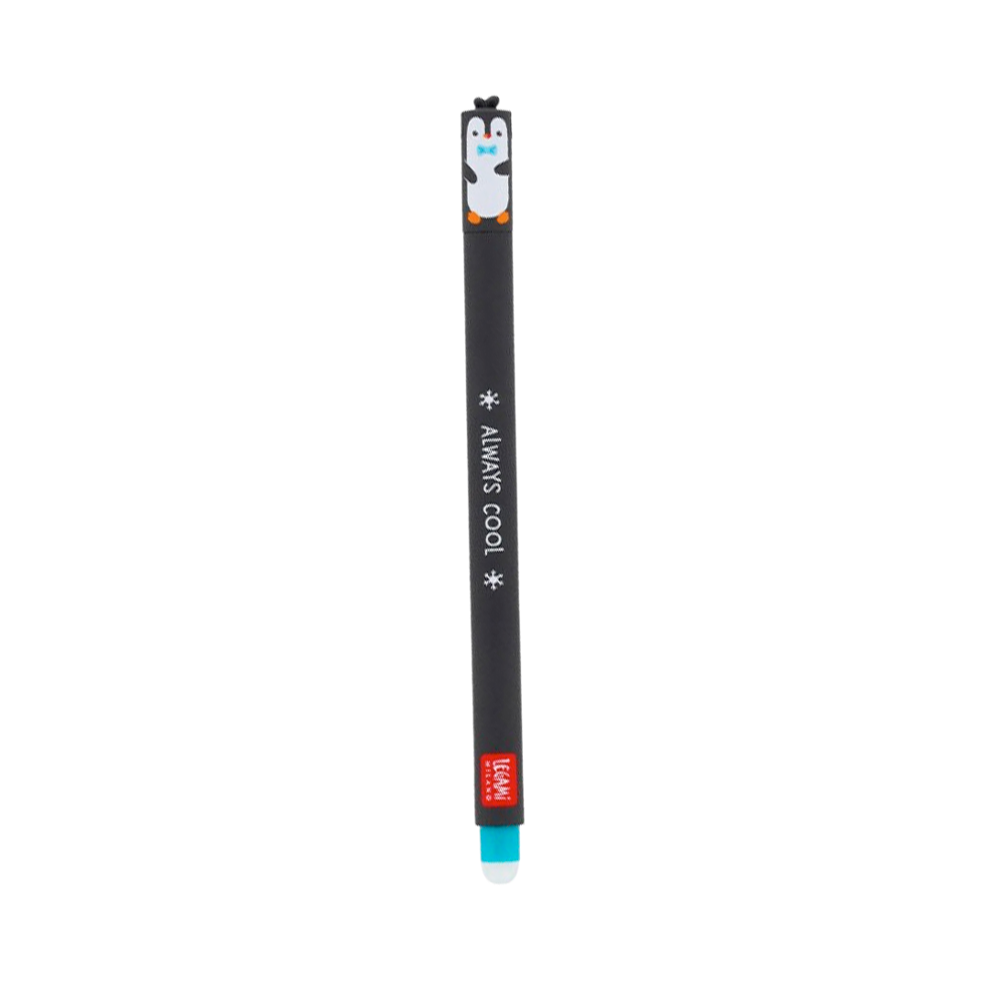Legami Stylo Gel Effaçable 0.7mm - Penguin